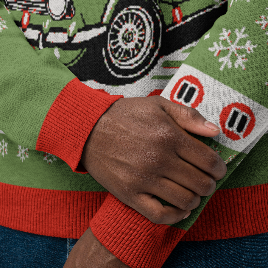 BMW 2002 Knitted Christmas Sweater in Green! – 2002FAQ
