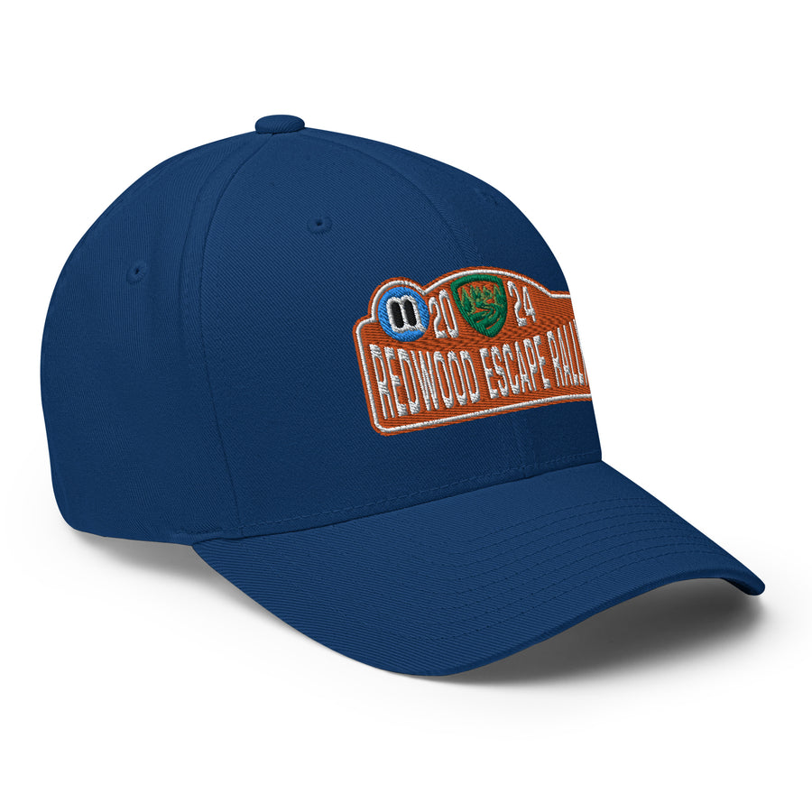 Redwood Escape Rally 2024 Flexfit Hat – 2002FAQ