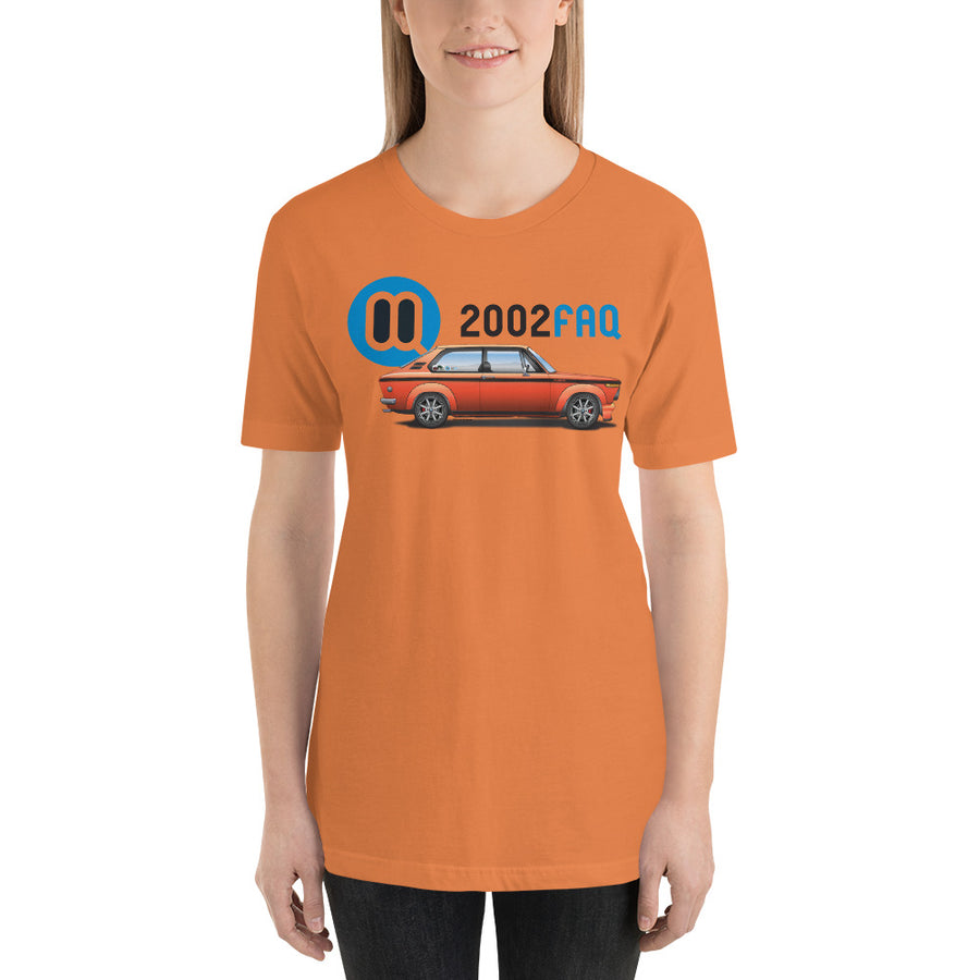 Custom Alpina BMW 2002 Touring T-Shirt in Orange – 2002FAQ