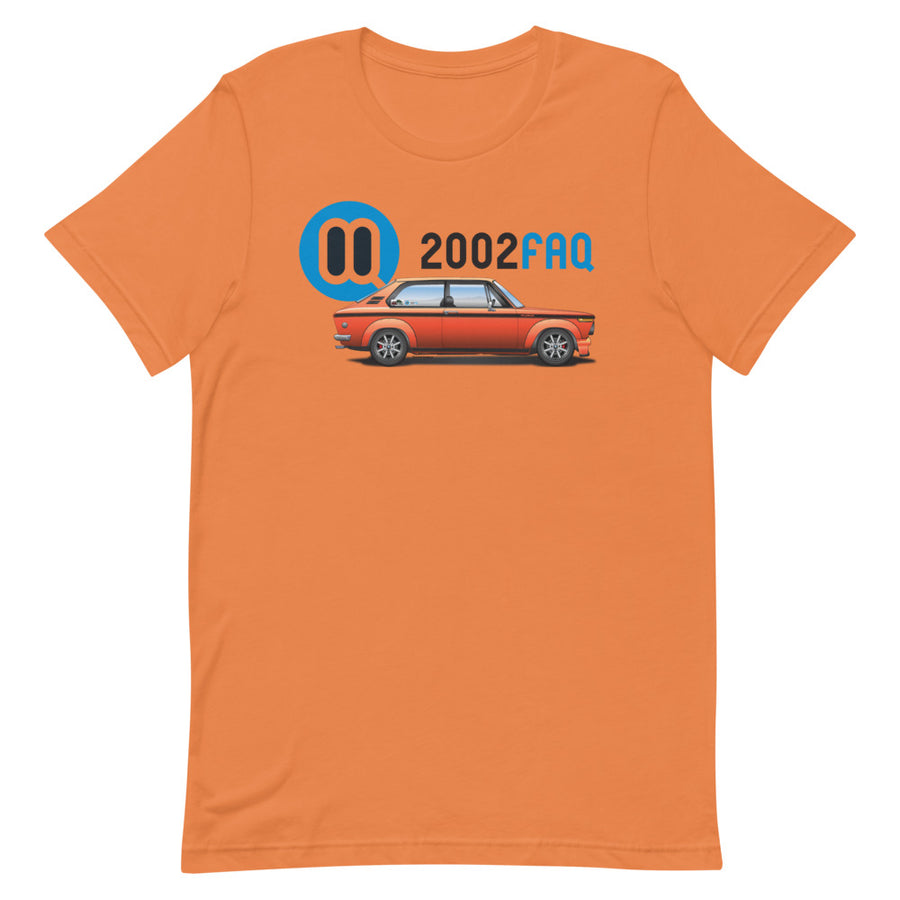 Custom Alpina BMW 2002 Touring T-Shirt in Orange – 2002FAQ